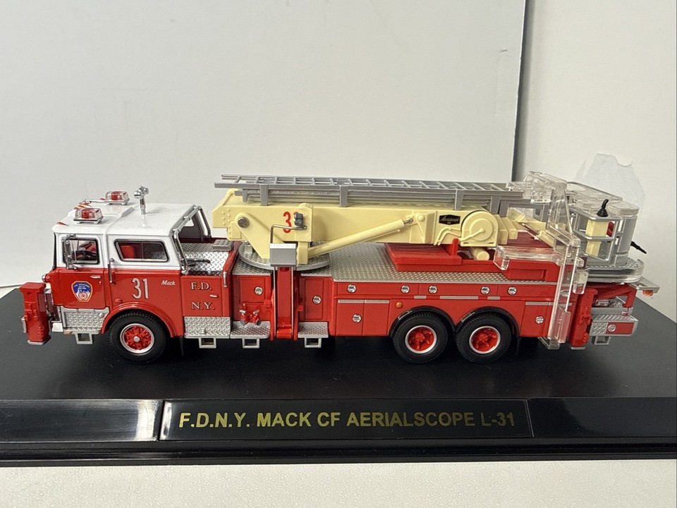 Code 3 FDNY MACK CF AERIALSCOPE TOWER LADDER 31 | eBay