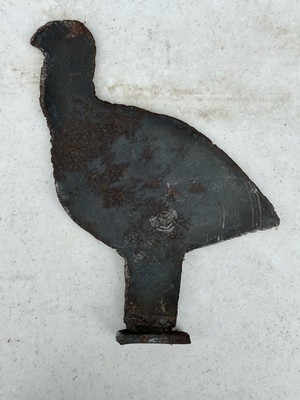 Antique SHEET STEEL Turkey SHOOTING TARGET Folk Art Primitive | eBay