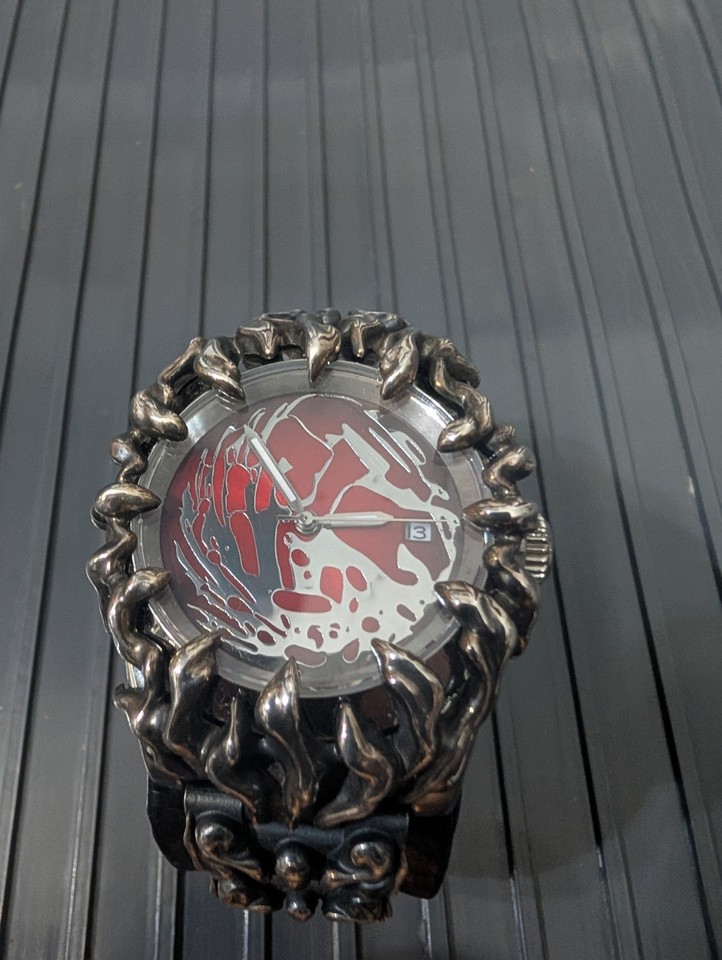 Alabaster industries Automatic Watch - Silver Hawk In Red Crater | eBay