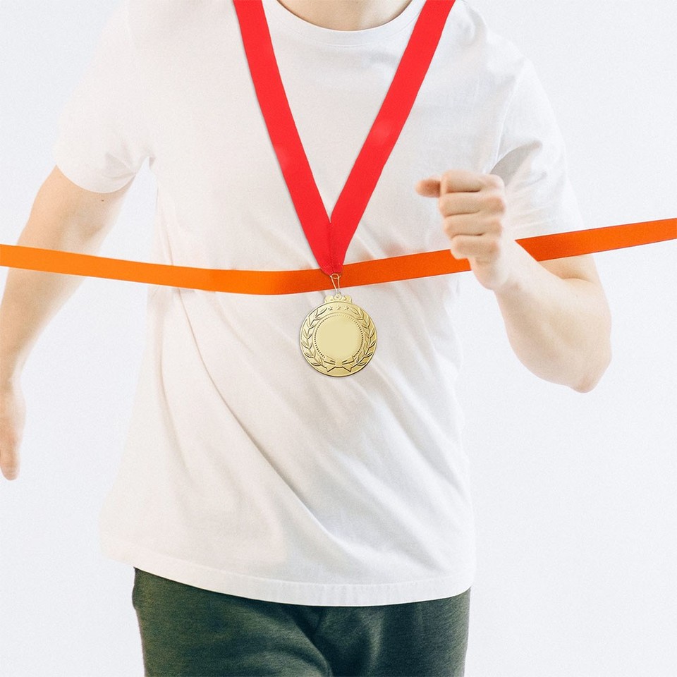 20 Pcs Medal Ribbon Lanyards Award Neck Ribbons Flat Polyester Medal ...