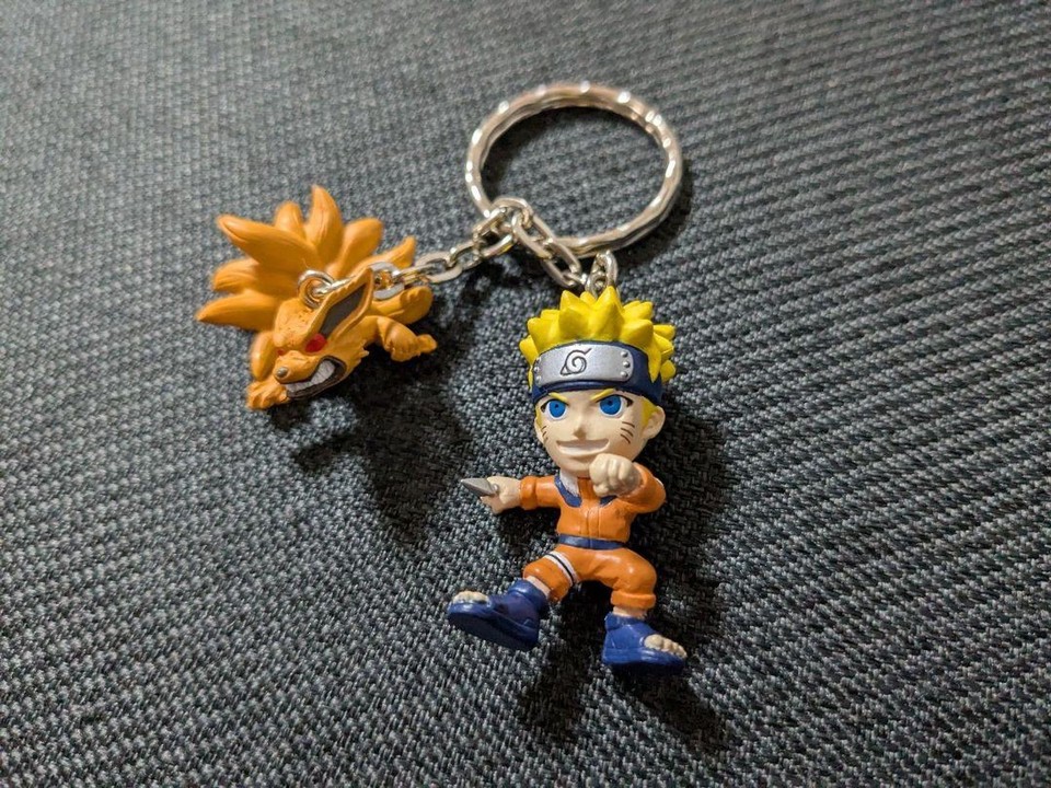 Naruto Nine-Tails (Kyuubi) & Naruto Uzumaki Keychain Set | eBay