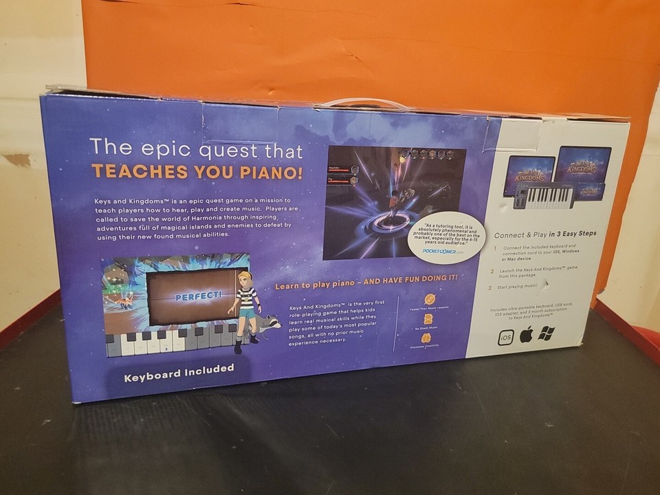 Keys & Kingdoms Piano Learning Adventure RPG Game w Keyboard ~ in ...