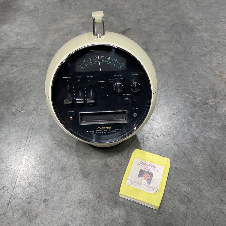 Vintage Weltron 8 Track Stereo Am FM Multiplex With Headphones | eBay