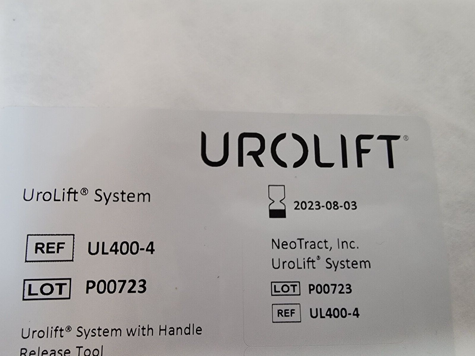 NeoTract UL-400 UroLift System w/ Handle Release Tool In Sterile ...
