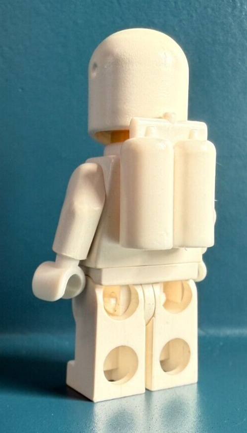 LEGO Classic Spaceman Vintage Minifigure White Airtanks Gold (sp006 ...