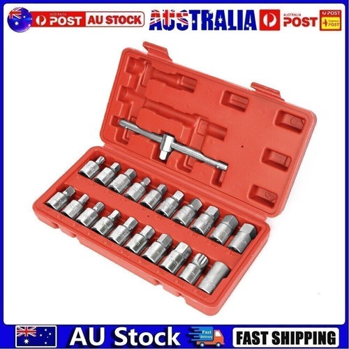 21x 3/8" Oil Drain Sump Plug Key Socket Set Axel Removal Spanner Wrench ...