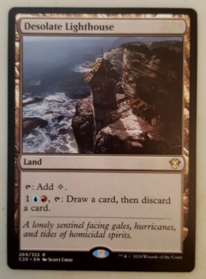 1x Desolate Lighthouse Commander 2020 Ikoria MTG Magic the Gathering NM ...