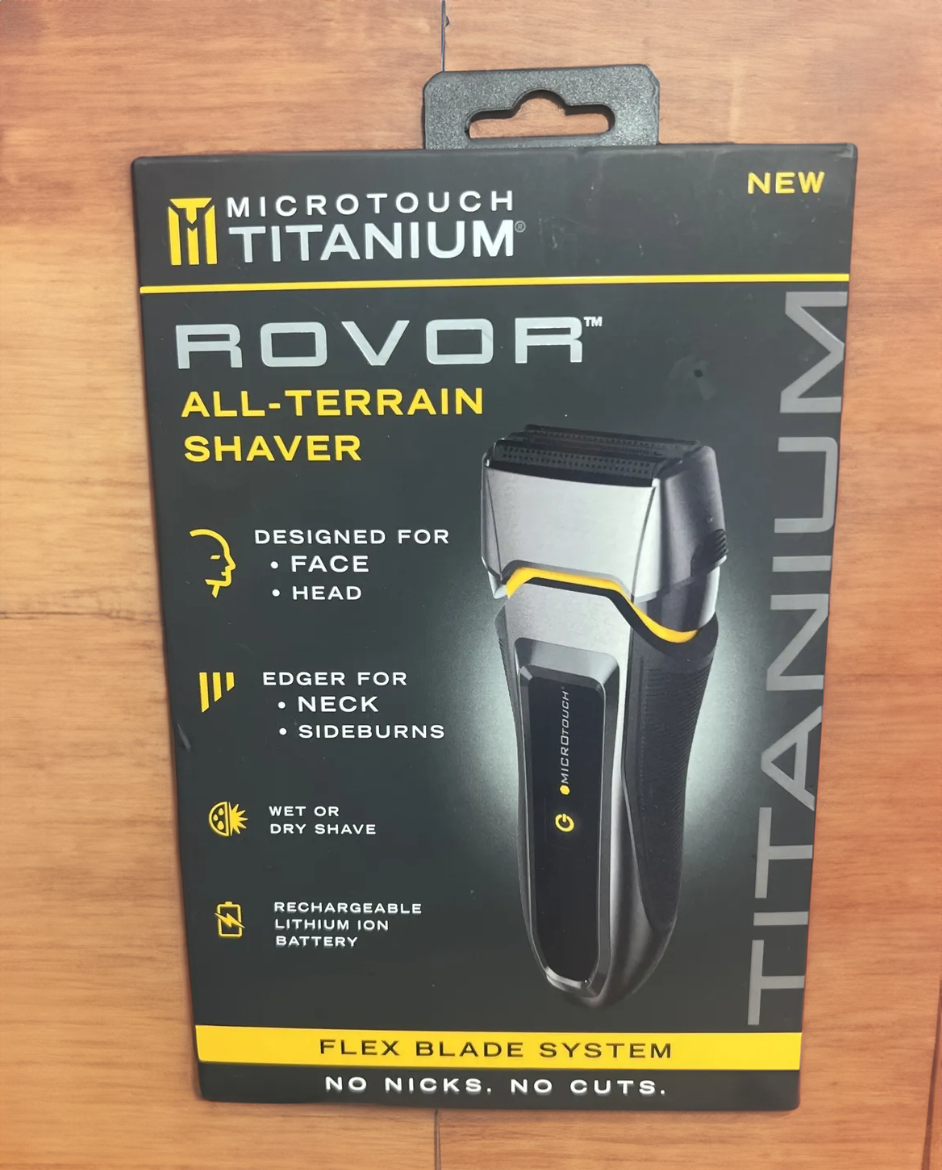 Microtouch Titanium Rovor Shaver Flex Blade System - NEW 754502050208 ...