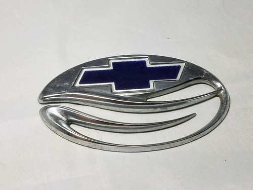 CHEVROLET EMBLEM LOGO BADGE SIGN CHEVY PLASTIC BLUE | eBay