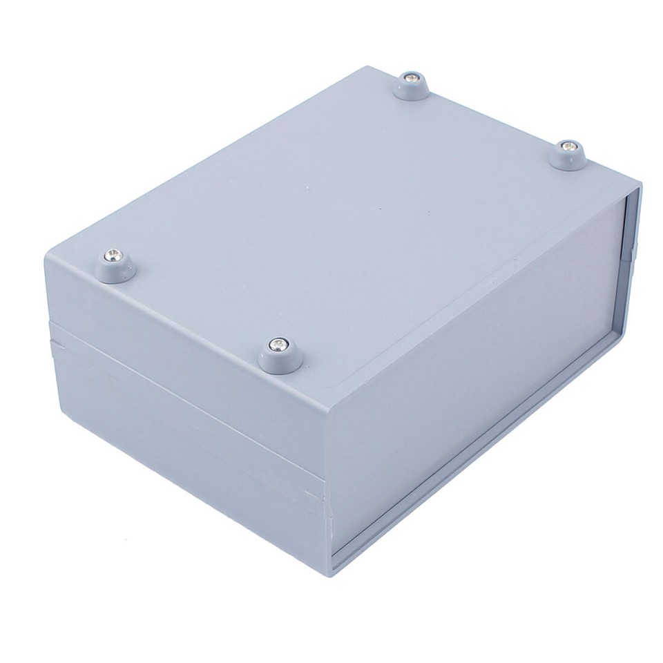 165mmx120mmx68mm Gray Plastic Enclosure Case DIY Electronic Wiring ...