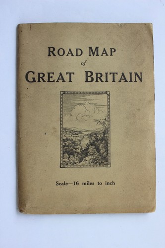 Road Map of Great Britain; Scale 16 miles to an inch | eBay UK