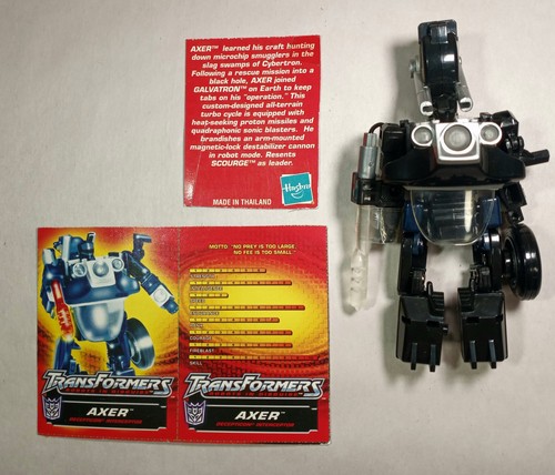 Axer Motorcycle Robots In Disguise RID 2001 Hasbro Transformers Figure ...