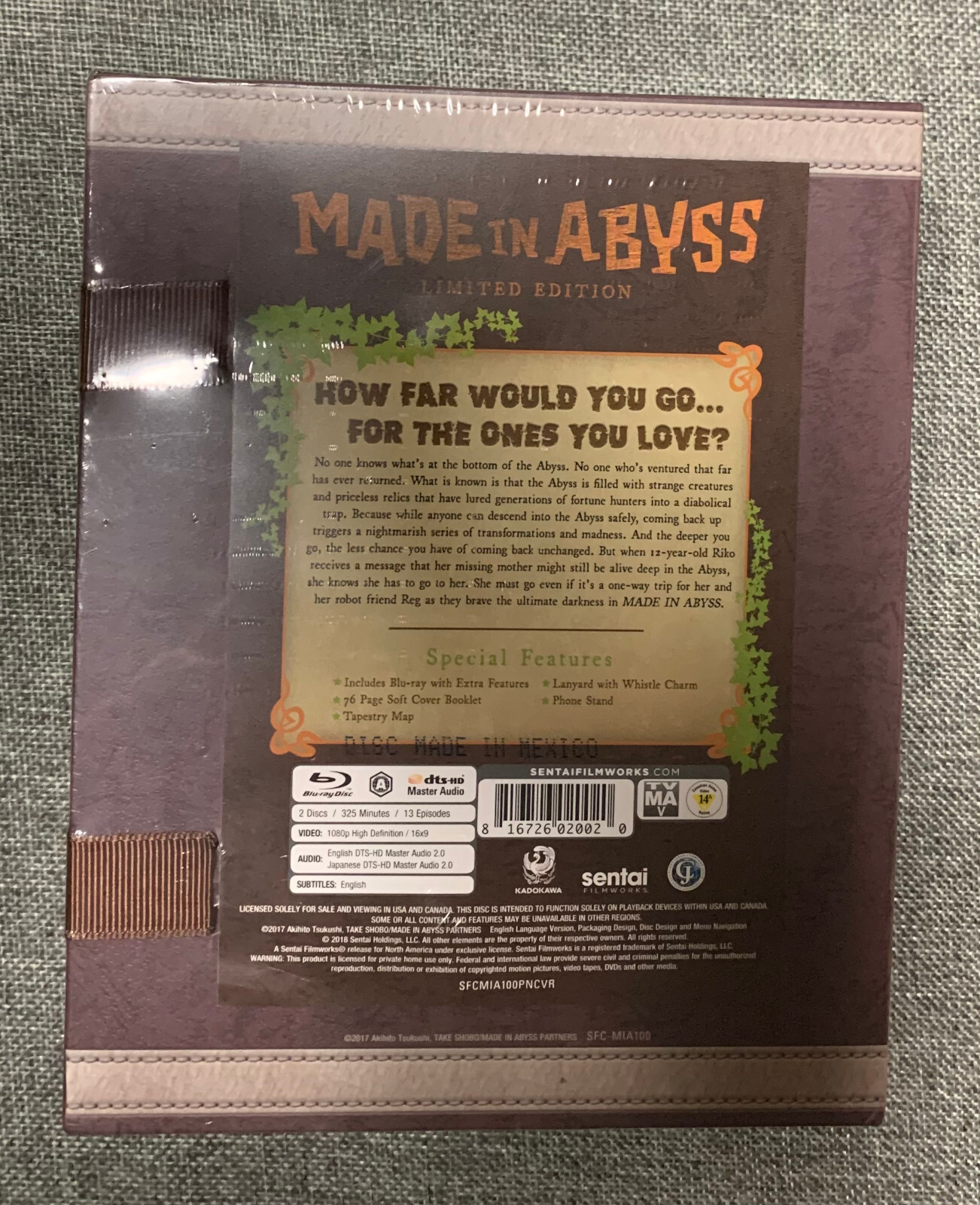 Made in Abyss Premium Limited Edition 2-Disc Blu-ray Box SENTAI NEW SEALED OOP 816726020020| eBay