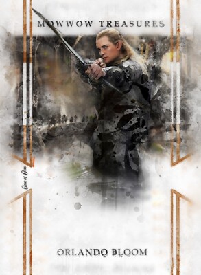 Orlando Bloom Legolas #1 Art Card Limited #ed/100 John Rudolph Signed ...