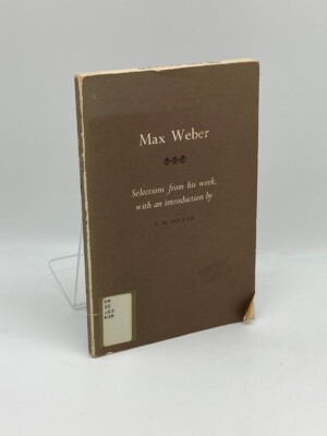 Max Weber [Selections from His Work] | eBay