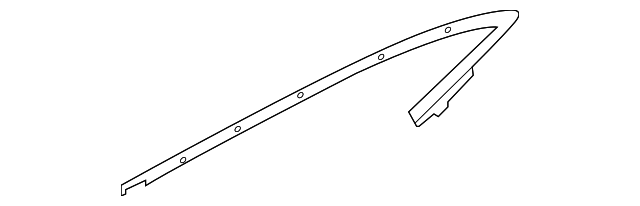 Genuine Infiniti Q50 Window Molding 822814GA0A for sale online | eBay