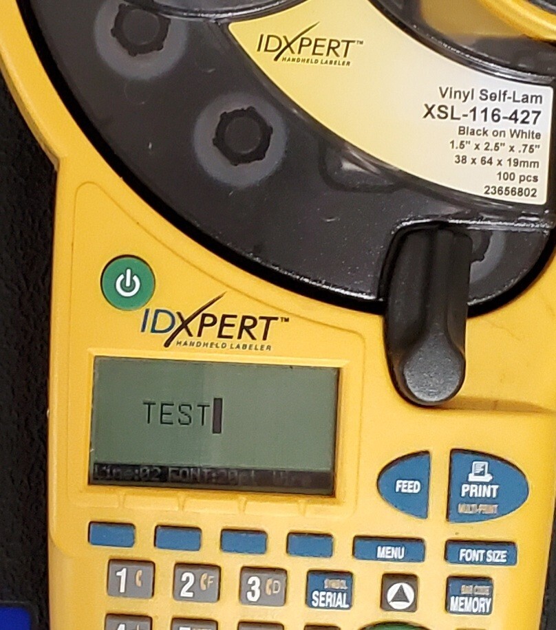 Brady IDXPERT Handheld Labeler with Cartridge Bundle | eBay