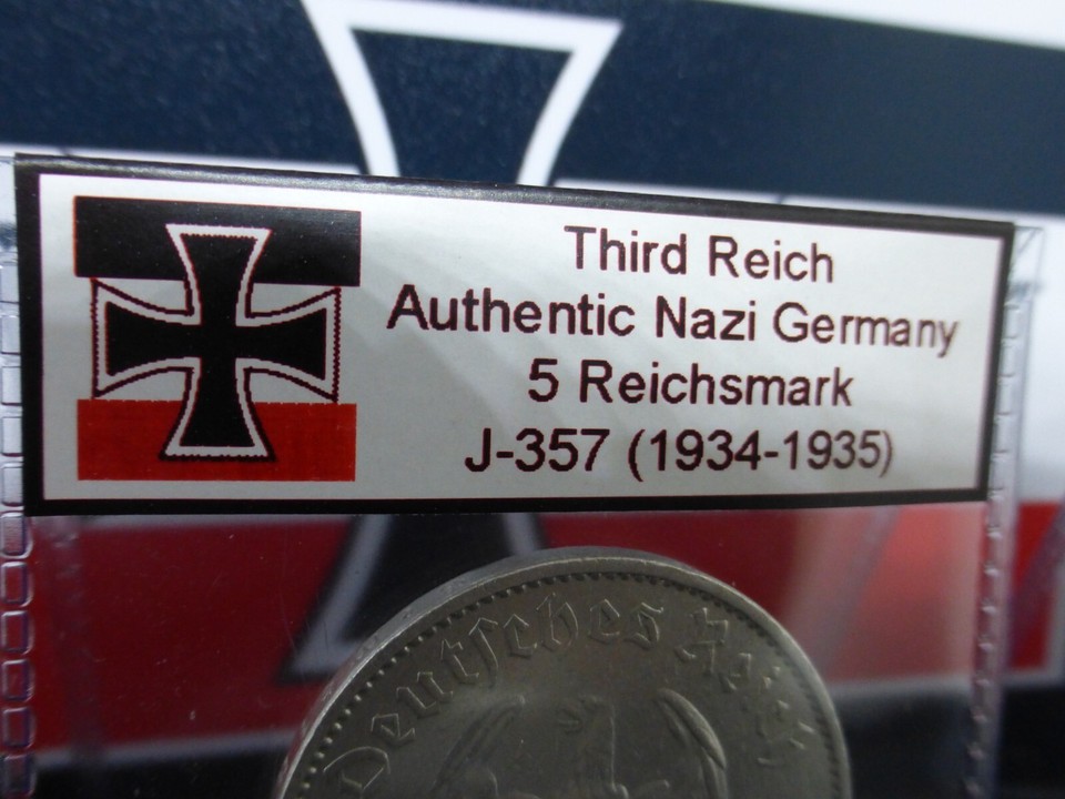 Nazi Silver Coin: Beautiful 5 Reichsmark Potsdam Church Third Reich ...