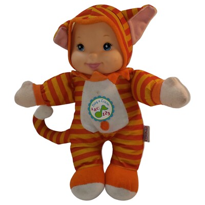 Goldberger Works Baby's First Sing & Learn ABC 123 Doll Orange Tail ...
