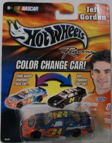 Jeff Gordon #24 1:64 Hot Wheels Racing Color Change Car | eBay