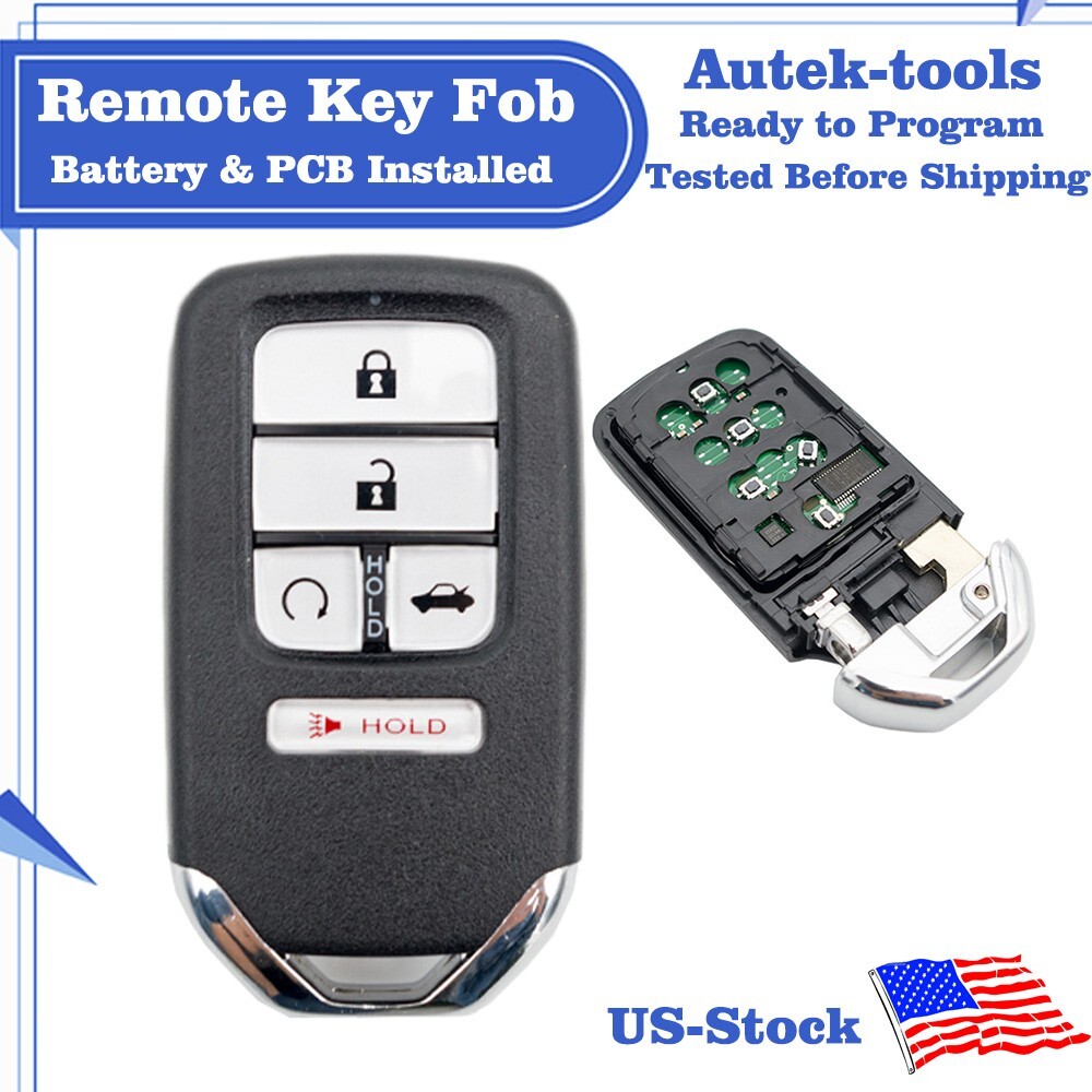 For 2016 2017 2018 Honda Civic Keyless Entry Smart Prox Remote Car Key ...