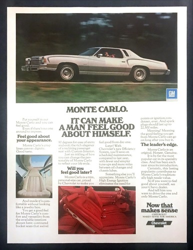 1975 Chevrolet Monte Carlo Coupe photo "Makes You Feel Good" vintage ...
