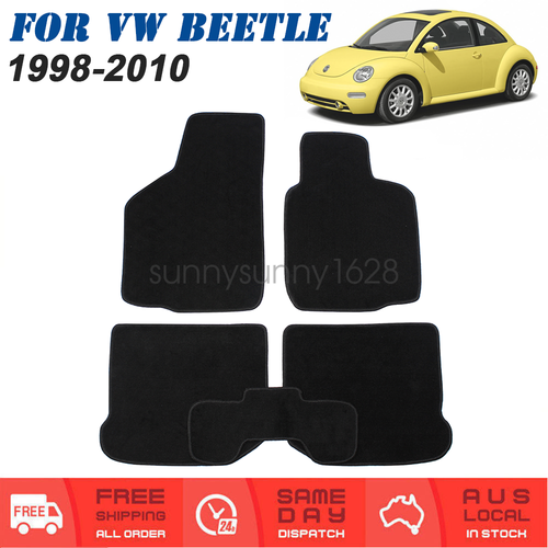 Tailored For Volkswagen VW Beetle 1998 to 2010 Carpet Car Floor Mats ...