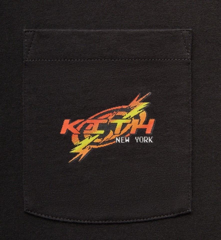 Marvel vs Capcom x Kith Black World Pocket Vintage Tee T-Shirt NEW Mens ...