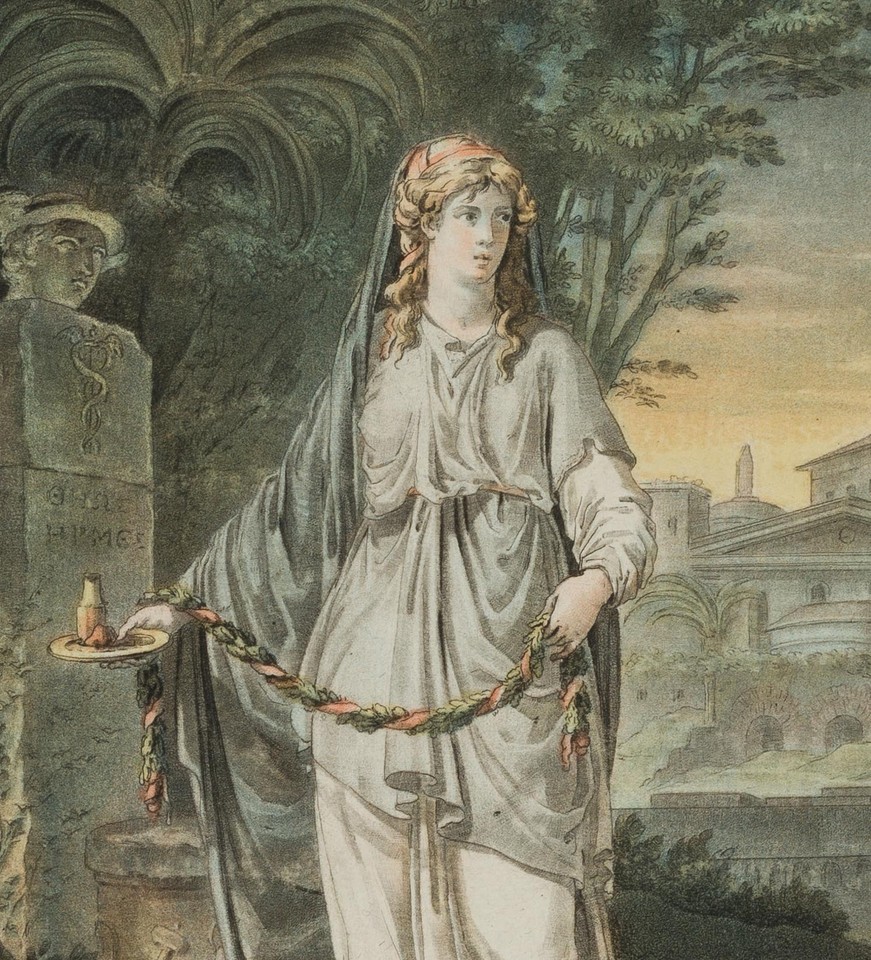ALIX (*1762) nach CHÉRY (*1759), Cephise, aus 'Andromache', Aquatinta ...