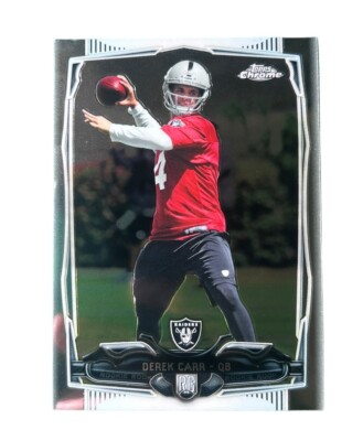 Derek Carr 2014 Topps Chrome Rookie Card RC #115 Raiders M20 | eBay