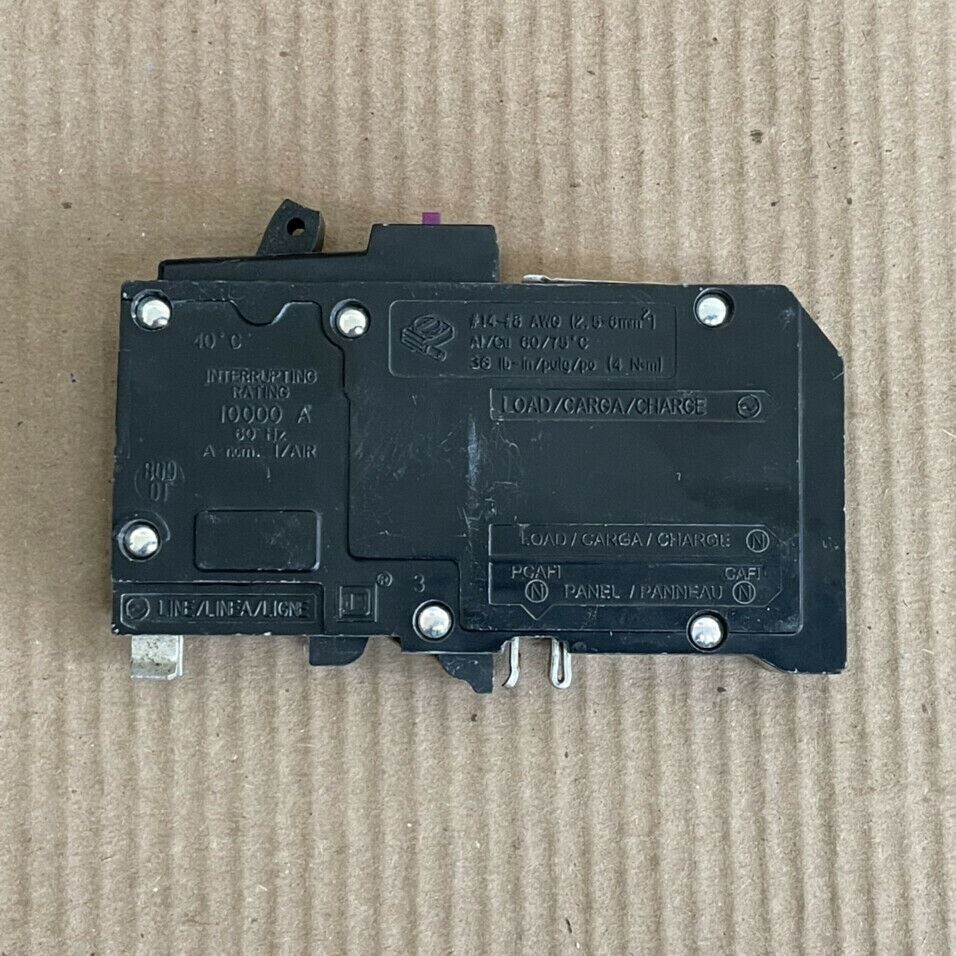 NEW Square D QO QO120PDF 1 Pole 20 Amp 120V GFCI/AFCI Circuit Breaker ...