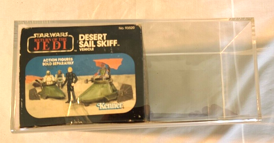 Vintage STAR WARS 1983 ROTJ Desert Sail Skiff Mini-Rig UNOPENED Box ...