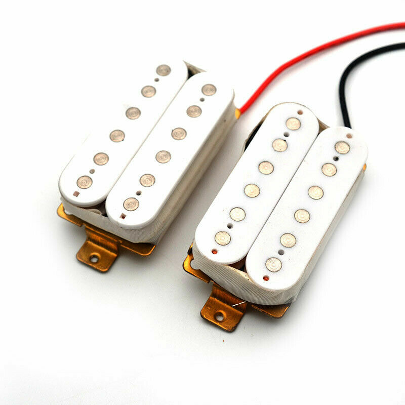 Strat Electric Guitar Pre-wired Pickups Humbucker HH 3-Way Switch ...