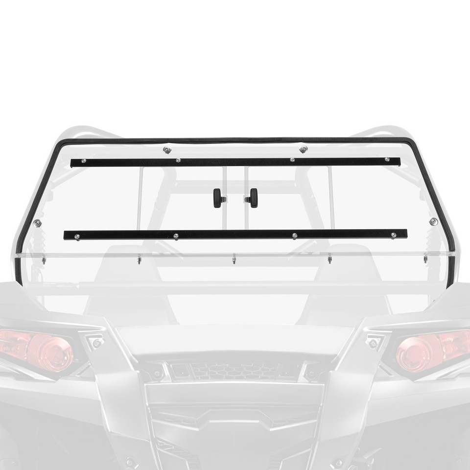 UTV Rear Windshield W/Sliding Window for Polaris RZR 800/S 800/ 570 ...