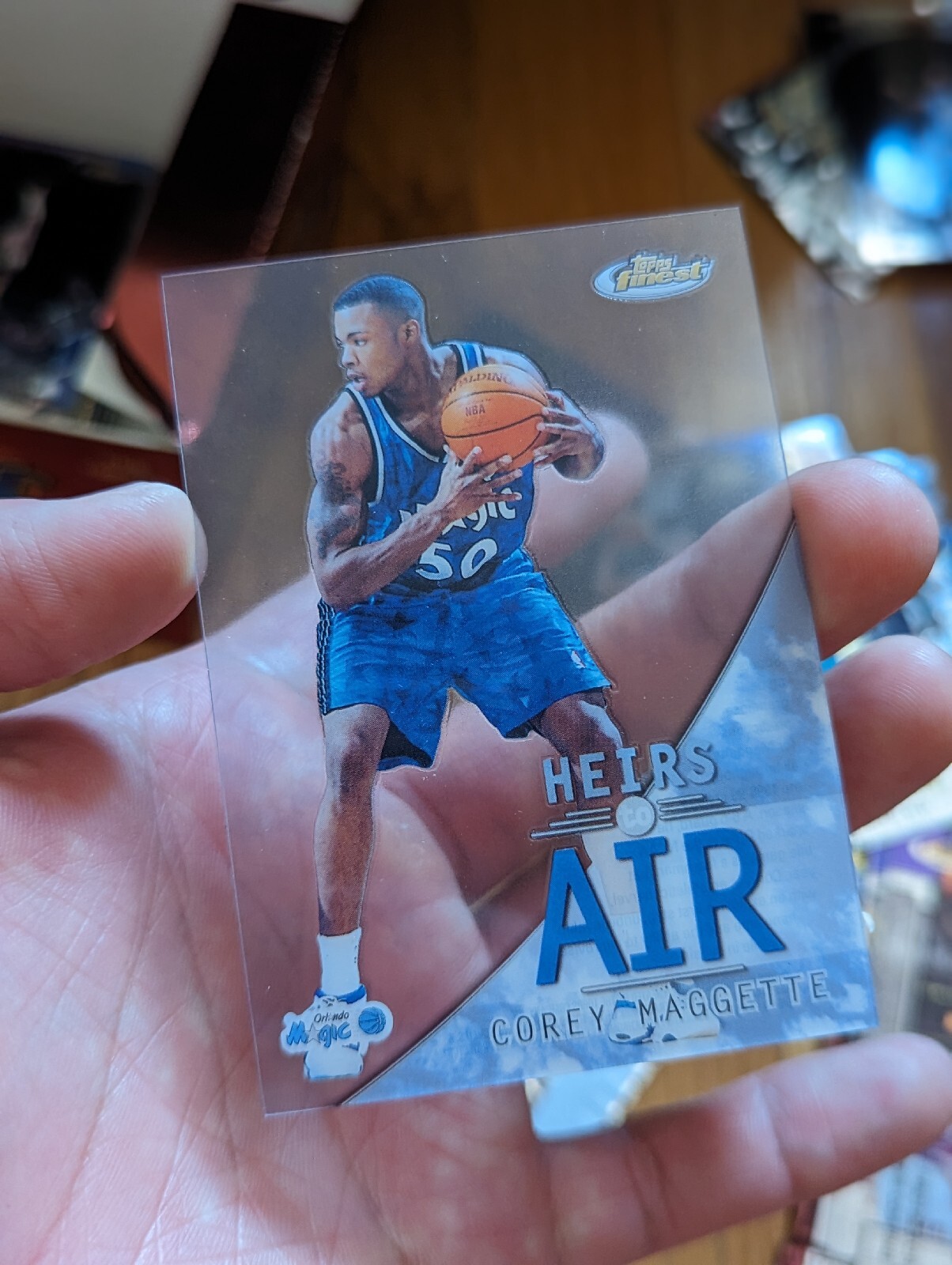 1999-00 TOPPS FINEST HEIRS TO AIR COREY MAGGETTE ORLANDO MAGIC #HA3 | eBay