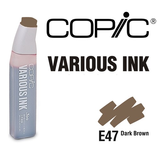 Encre Various Ink pour marqueur Copic E47 Dark Bark - Copic | eBay