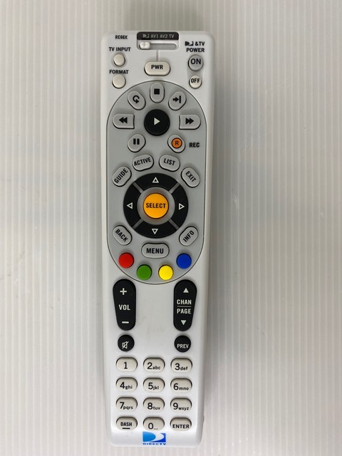 Direct TV DirecTV RC65RX RC66RX UHF RF Universal Remote Control RF-XMP ...