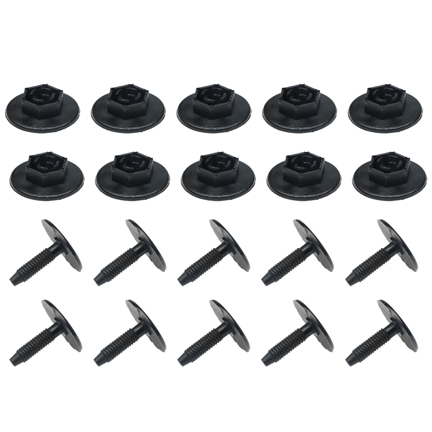 20 pc Bolt and Nut - 10 pieces of each for Cadillac SRX 2.8 3.0L 10-11 ...