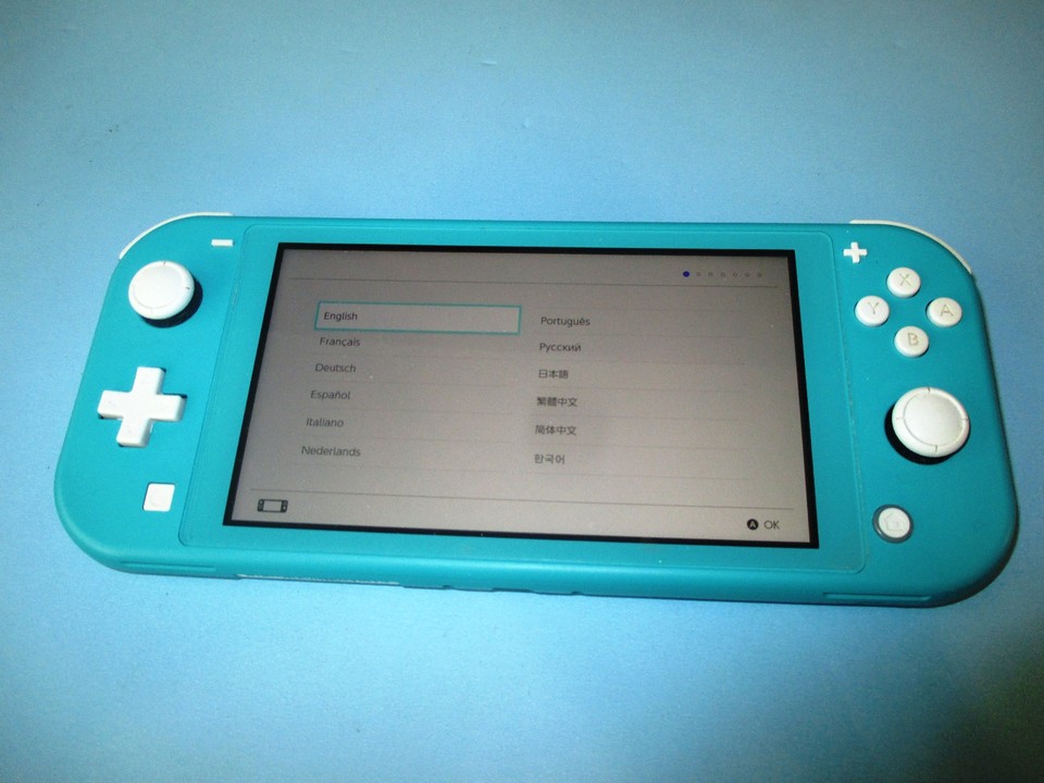 Nintendo Switch Lite Turquoise Aqua System in Box w/Charger FREE Ship ...