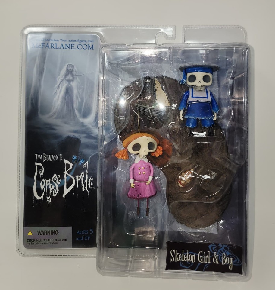 Corpse Bride Mcfarlane Toys Action Figure Tim Burton Series 1-2 LOT OF ...