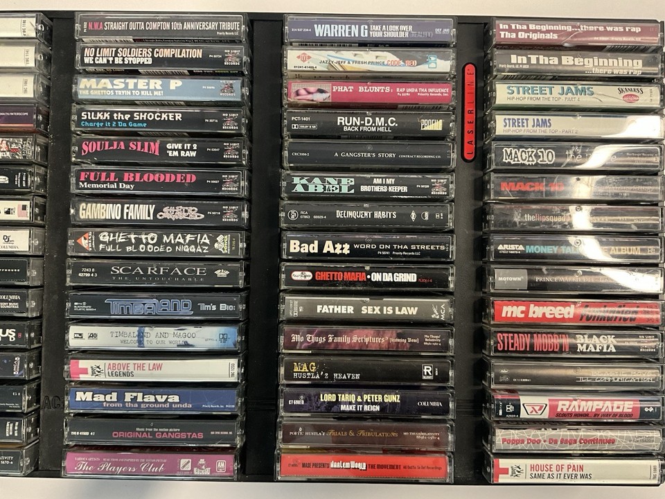 Vintage NEW Lot Of 60 Cassettes Rap Hip Hop 1990 2000 Music Dr Dre ...