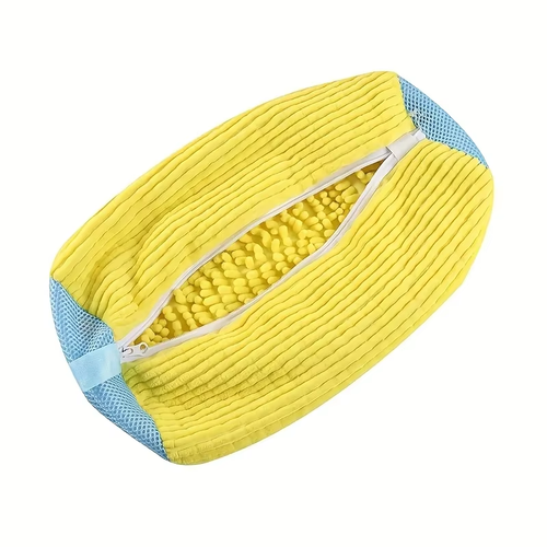 Durable Shoe Washing Machine Bag for All Shoe Types-Yellow with Blue ...