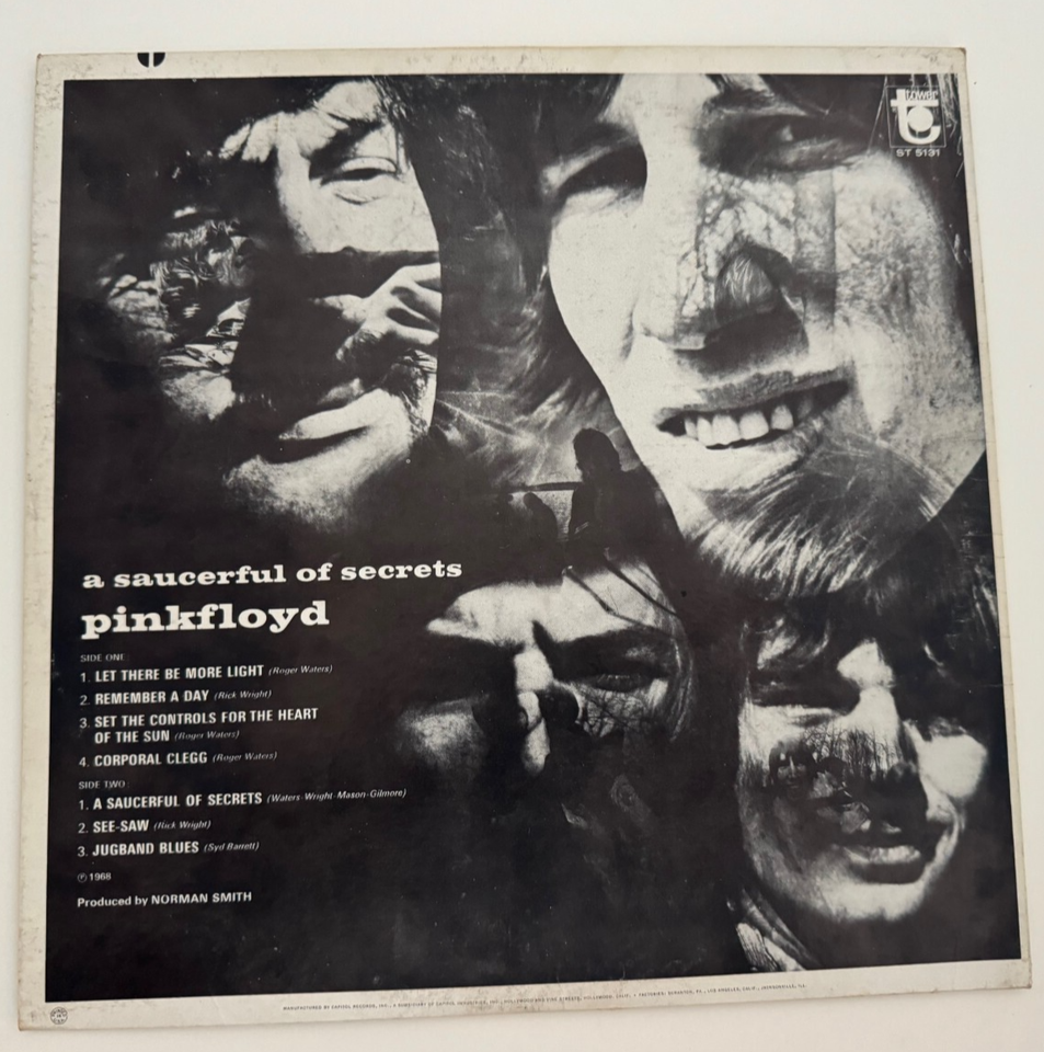 Pink Floyd "A Saucerful Of Secrets" LP - Tower ST 5131 - Psych ~ VG+ | eBay