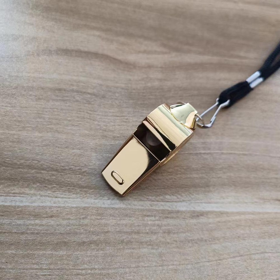 Stainless Steel Metal Sports Whistle Very Loud Whistle with Rope= | eBay