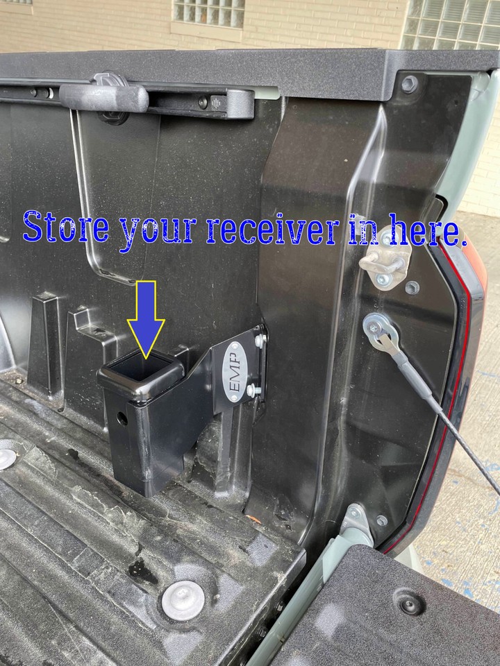 Toyota Tundra Truck Hitch Storage Bracket "Bed Buddy" | eBay