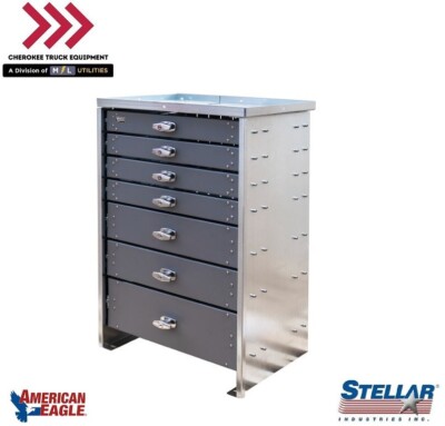Stellar 36692, (7) Drawer Heavy-Duty Steel Toolbox- 33.5"H x 22"W x 16 ...
