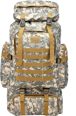 70L Waterproof Hiking Daypack Large Hiking Backpack, Hunting Camping ...