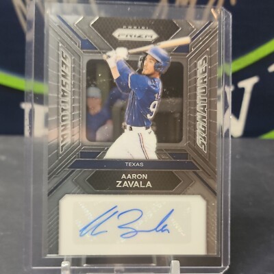 2024 Prizm Aaron Zavala Sensational Signatures Auto Texas Rangers | eBay
