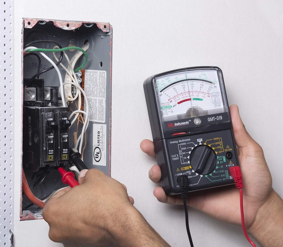 1000V Analog Multimeter With Color Coded Display And Fuse Protection | eBay
