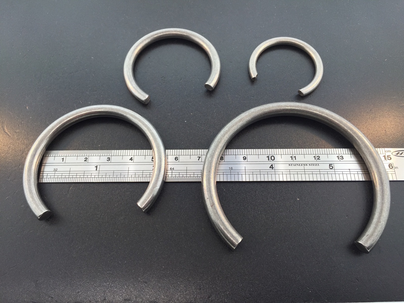 Antique Clock Repair Mainspring C Clamps Set of 4 sizes | eBay